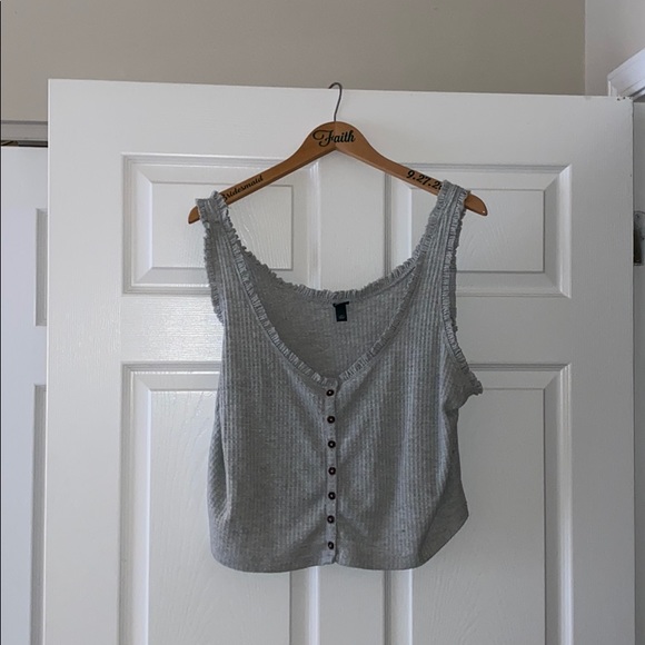 Tops | Light Gray Tank | Poshmark